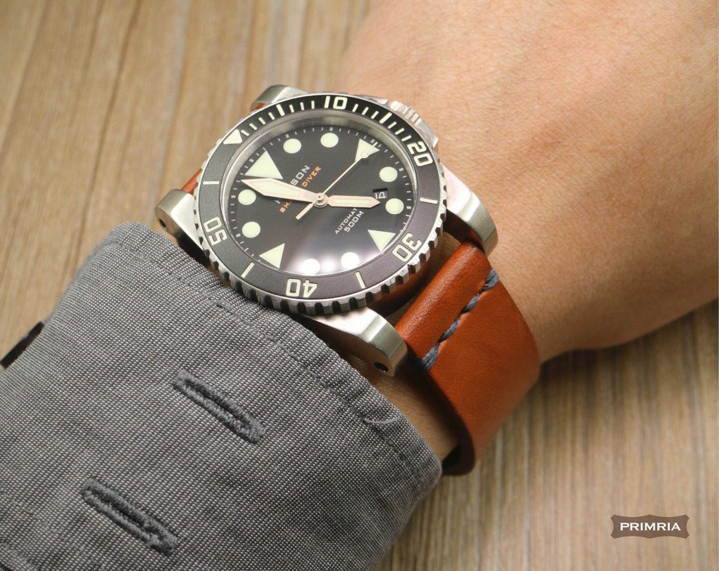 Premium Leather Watch Straps - TYPE A : Coffee Brown - PRIMRIA Watch ...