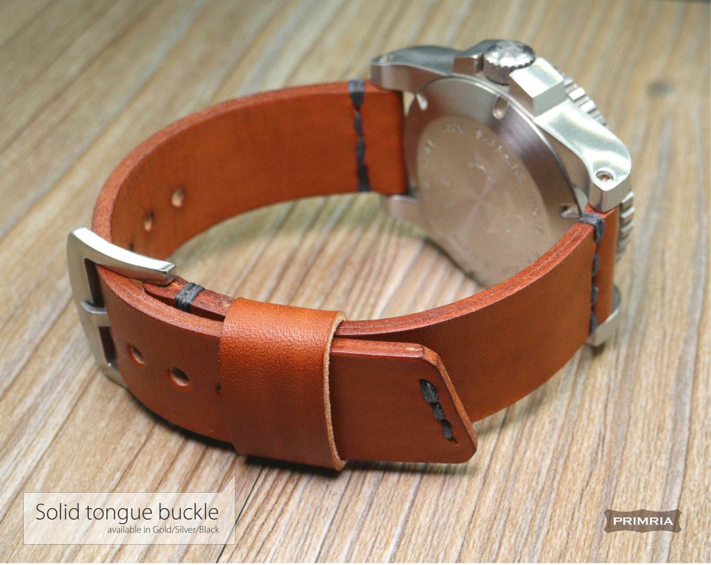 Premium Leather Watch Straps - TYPE A : Coffee Brown - PRIMRIA Watch ...