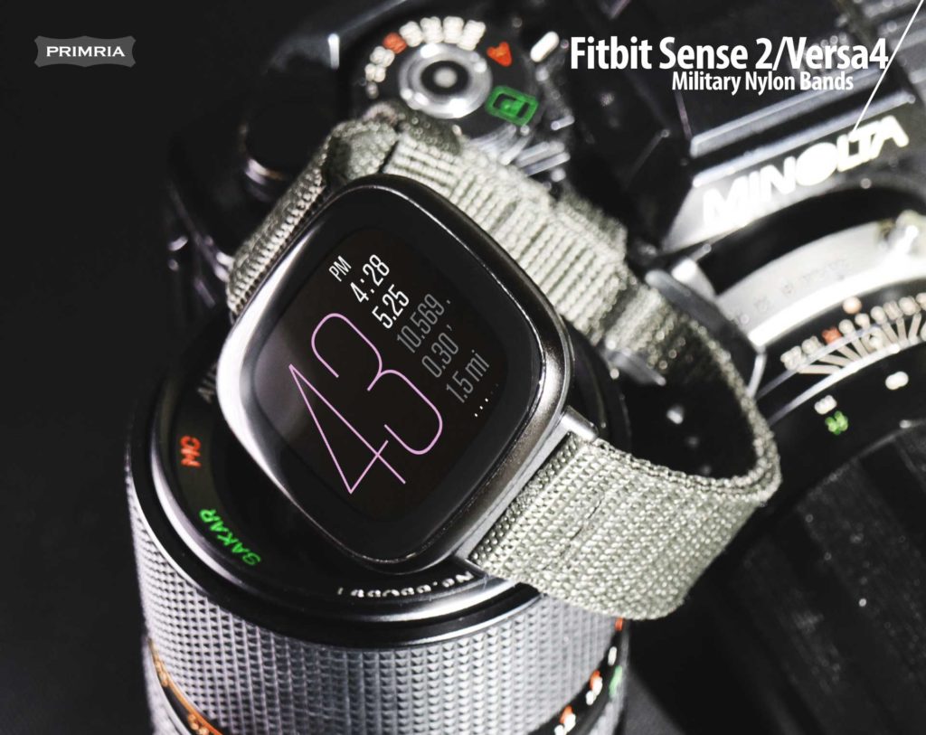 Fitbit Sense 2 Versa 4 Smartwatch Military 4mm Heavy Tactical Sport ...
